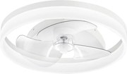 FAN LED-ESPERO-FAN Stropní svítidlo ESPERO s ventilátorem, hliník/akrylát bílá, 30 W, 4800 lm, CCT, 50 x 11,5 cm - FANEUROPE
