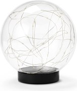 Tchibo - Skleněná koule s LED - barva: černá