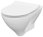Cersanit Mille - Závěsné WC se sedátkem SoftClose, CleanOn, bílá S701-453