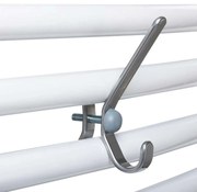 Aqualine Příslušenství - Háček na topné těleso, chrom 2602S/CR
