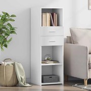 Skříň highboard bílá 40 x 42,5 x 124 cm kompozitní dřevo