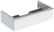 Geberit iCon - Umyvadlová skříňka 89x25x48 cm, 1 zásuvka, lesklá bílá 502.312.01.2