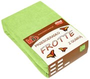 Froté prostěradlo s gumičkou 80x160 vápno 058 tloušťka 200g/m2 KARO