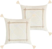 Bellatex Povláček PERU SET 2ks 40x40 cm Natur 1