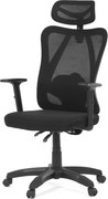 Ergonomická kancelářská židle ORVIN - černá síťovina
