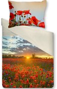 3D italské povlečení 100% bavlna Papaveri - 220x200 / 2x70x90 cm