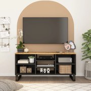 TV stolek 100 x 33 x 46 cm masivní mangovník a kompozitní dřevo