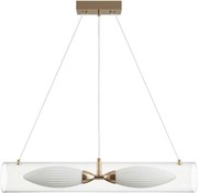 Toolight Rea, ZÁVĚSNÉ STROPNÍ SVÍTIDLO G152-2CP GOLD, OSW-04708