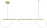 Toolight Toolight, LED stropní svítidlo APP854-CP Long Gold, bílá-zlatá, OSW-03998