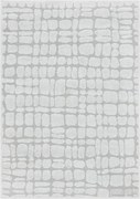 Breno Kusový koberec LOTUS 301 silver, 120x170 cm, Šedá/Stříbrná