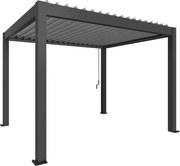 Biohort Pergola 3,5 x 3 tmavě šedá/stříbrná 367,5 x 312 cm