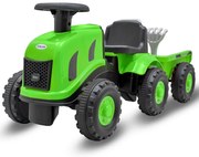 Dětské odrážedlo traktor s vlečkou Benny Baby Mix zelený