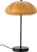 Okrově žlutá stolní lampa se skleněným stínidlem (výška 46,5 cm) Kinoko – Bloomingville