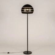 Stojací retro lampa Cantonn Nero and Gold