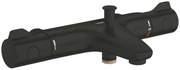 Grohe Grohtherm - Termostatická vanová baterie, matná černá 1022062430