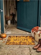 Sinsay - Rohožka s nápisem Welcome - krémová