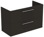 Ideal Standard i.Life A - Skříňka pod umyvadlo, 100x44x63 cm, 2 zásuvky, uhlově matná šedá T5257NV