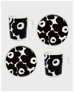 Snídaňová dárková sada talíře a hrnky Oiva Unikko  Marimekko