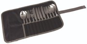 Kempingové nádobí regatta 4prsn cutlery set black/sealgr