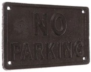 Casa de Engel Litinová dekorace na zeď "NO PARKING"