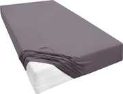 Biberna Žerzejové napínací prostěradlo (tmavě šedá, 90–100 x 200–220 cm)