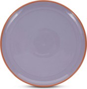 Oranžový/fialový talíř z kameniny ø 26 cm Duo – ONA