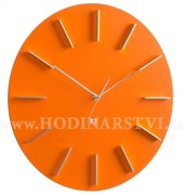 Designové nástěnné hodiny Future Time FT2010OR Round orange 40cm