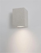 NV 9790541 Venkovní nástěnné svítidlo FUENTO bílý pískovec skleněný difuzor GU10 1x7W IP65 100-240V bez žárovky světlo dolů - NOVA LUCE