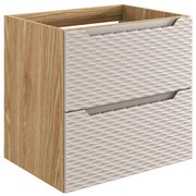 Comad Koupelnová skříňka pod umyvadlo Ocean Beige 60 béžová/dub olejovaný