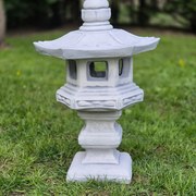 Japonská Lampa Na Podstavci Betonová Zahradní Figura 12 kg 42 cm
