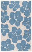 Modrý pratelný koberec 80x150 cm Blue Meadow – Mila Home