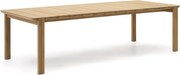 Zahradní jídelní stůl z teakového dřeva 102x220 cm Icaro – Kave Home