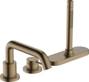 Hansgrohe Tecturis S vanová baterie bez podomítkového tělesa kartáčovaný bronz 73447140