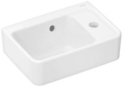 Hansgrohe Xanuia Q - Umývátko 36x25 cm, s přepadem, otvor pro baterii, SmartClean, bílá 61006450