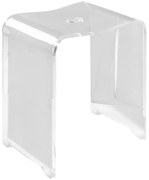 Ridder stolička do koupelny transparent 40 x 27,5 x 48 cm A211100