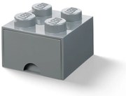 Dětský tmavě šedý úložný box se zásuvkou LEGO®