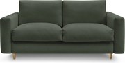 Zelená pohovka na každodenní spaní/rozkládací 200 cm Cocoone – Bobochic Paris