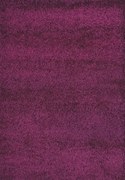 Medipa (Merinos), Kusový Koberec Shaggy Plus Purple 957, 160x230, fialová, ložnice