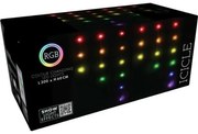 RGB Vánoční LED řetěz s dálkovým ovládáním Rampouchy 85 LED, 300 cm