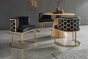 Designová jídelní židle Baldassare černý samet