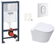Závěsný wc set do lehkých stěn / předstěnová montáž SAT Infinitio SIKOGRSIN10ASH0