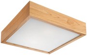 Stropní světlo stropní svítidlo oak square 1xe27/60w/230v dub 27,5 cm