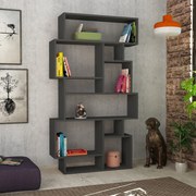 Knihovna Houseland KARMATO antracit