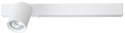 Nástěnné svítidlo Magnet Left, 1x bílé kovové stínítko + 1x LED 5W, w