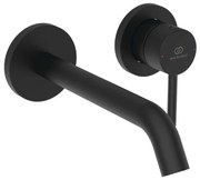 Ideal Standard Ceraline Nuovo - Umyvadlová baterie pod omítku, 2-otvorová instalace, hedvábná černá BD764XG