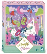 Kreativní sada Magic Fairies - samolepky a fosforeskující písek
