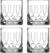 Sklenice v sadě 4 ks na whiskey 340 ml Chicago – La Rochére