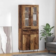 Vysoký bufet Staré dřevo 69,5 x 34 x 90 cm Kompozitní dřevo 3402693