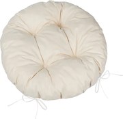 Bellatex Sedák Adéla prošívaný kulatý Béžová 40 cm, (průměr)