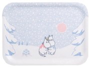 Servírovací tác Moomin Let It Snow 27x20 cm Muurla